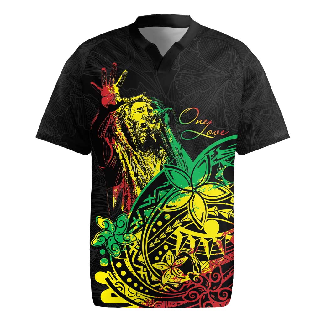 Personalised Jawaiian Reggae Rugby Jersey Afro-Polynesian Style by ...