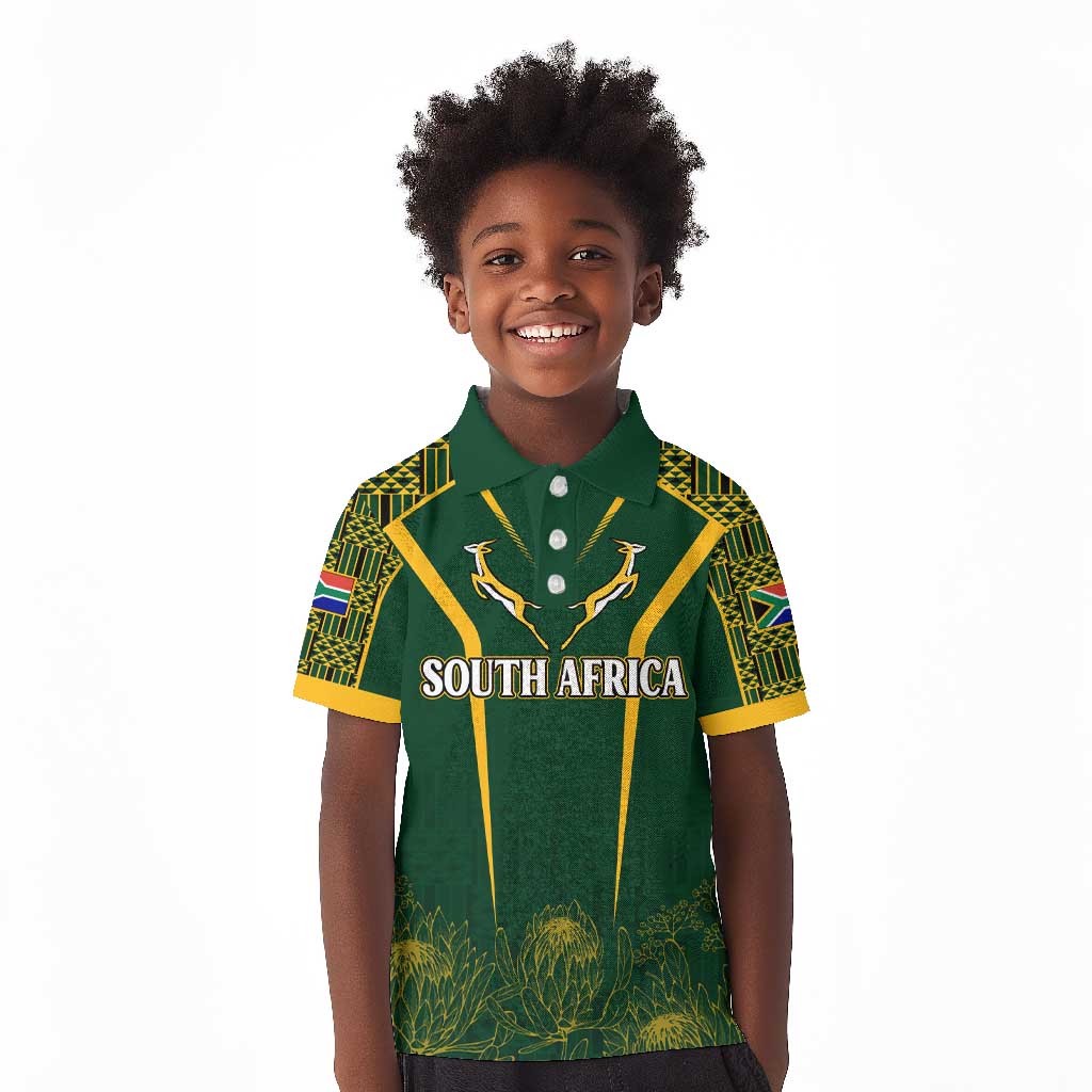 Personalised South African Heritage Day Kid Polo Shirt Kente Ethnic ...