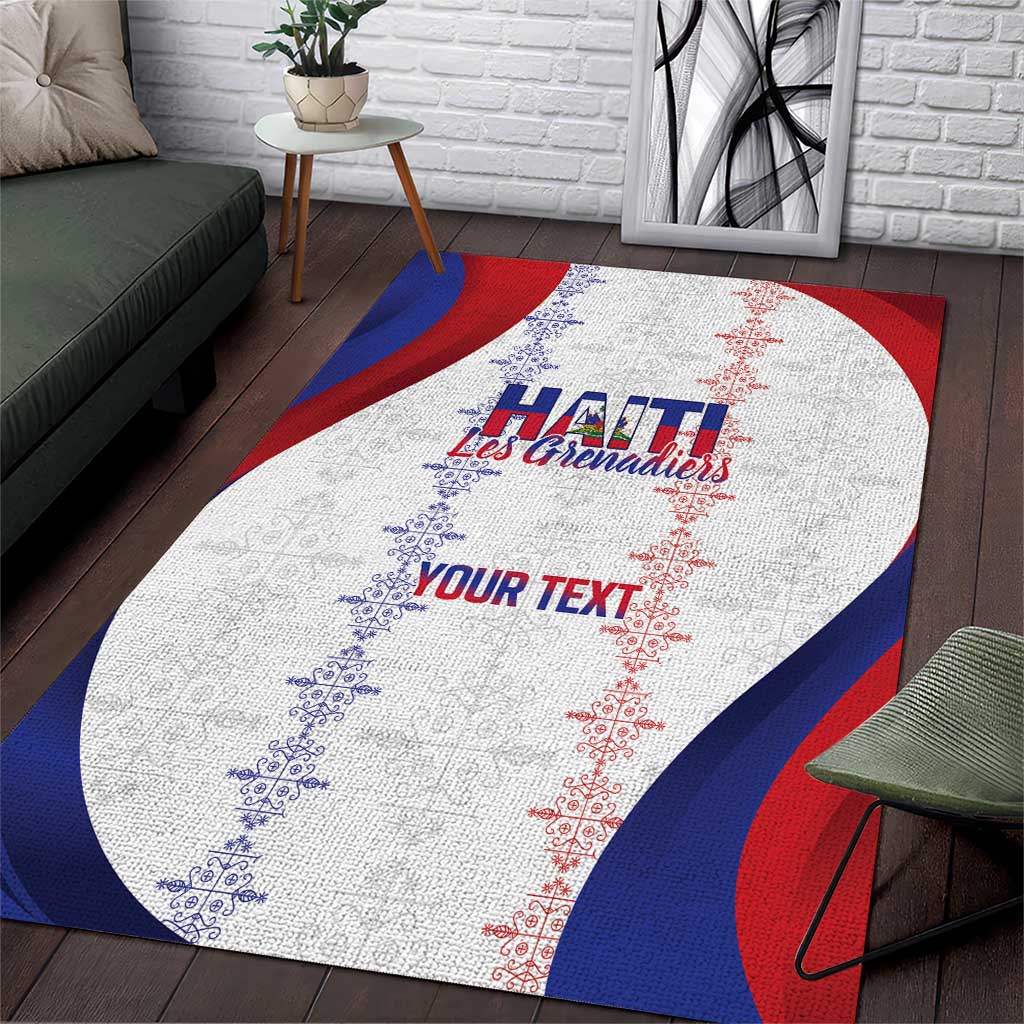 Les Grenadiers Afro-Haiti Personalized Area Rug Voodoo Veve Papa Legba ...