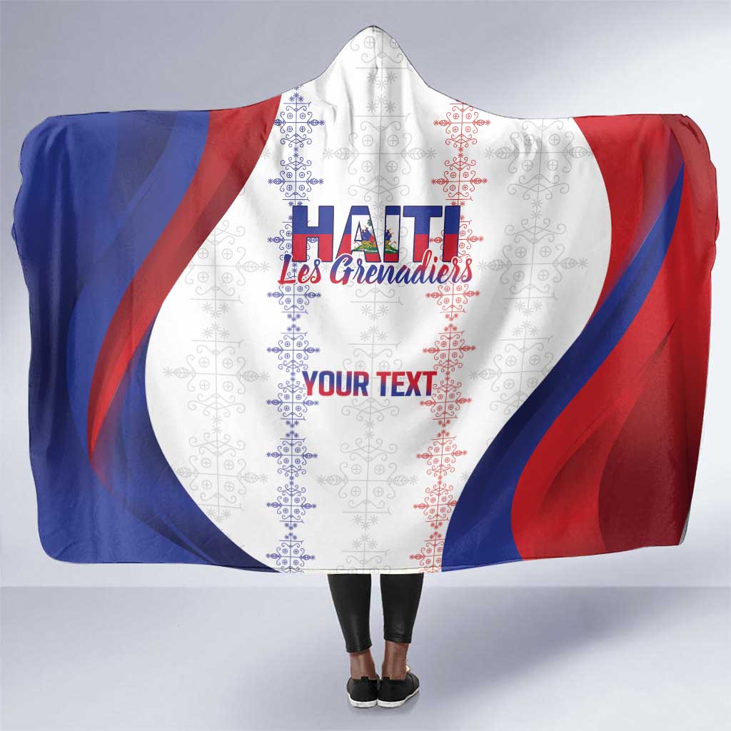 Les Grenadiers Afro-Haiti Personalized Hooded Blanket Voodoo Veve Papa ...