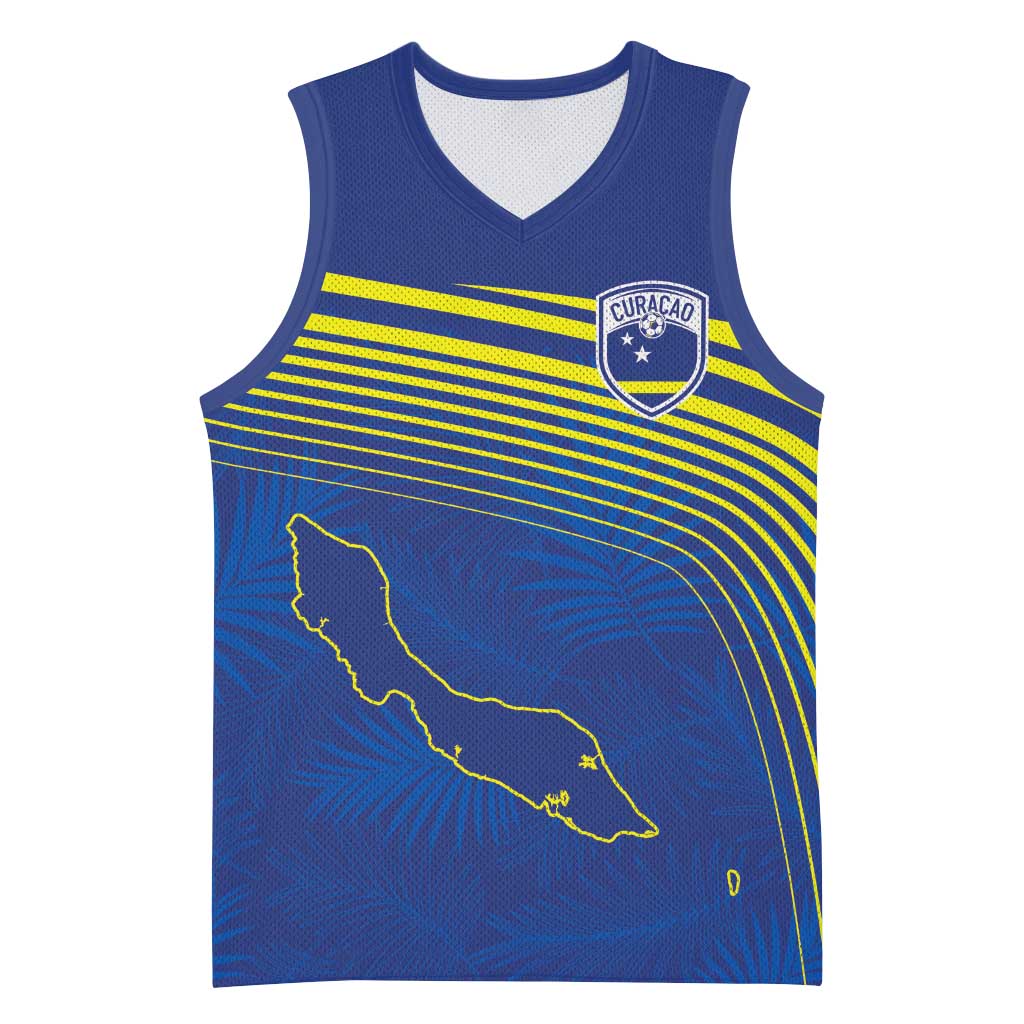Afro-Curacao Football Custom Basketball Jersey Korsou Blue Wave ...