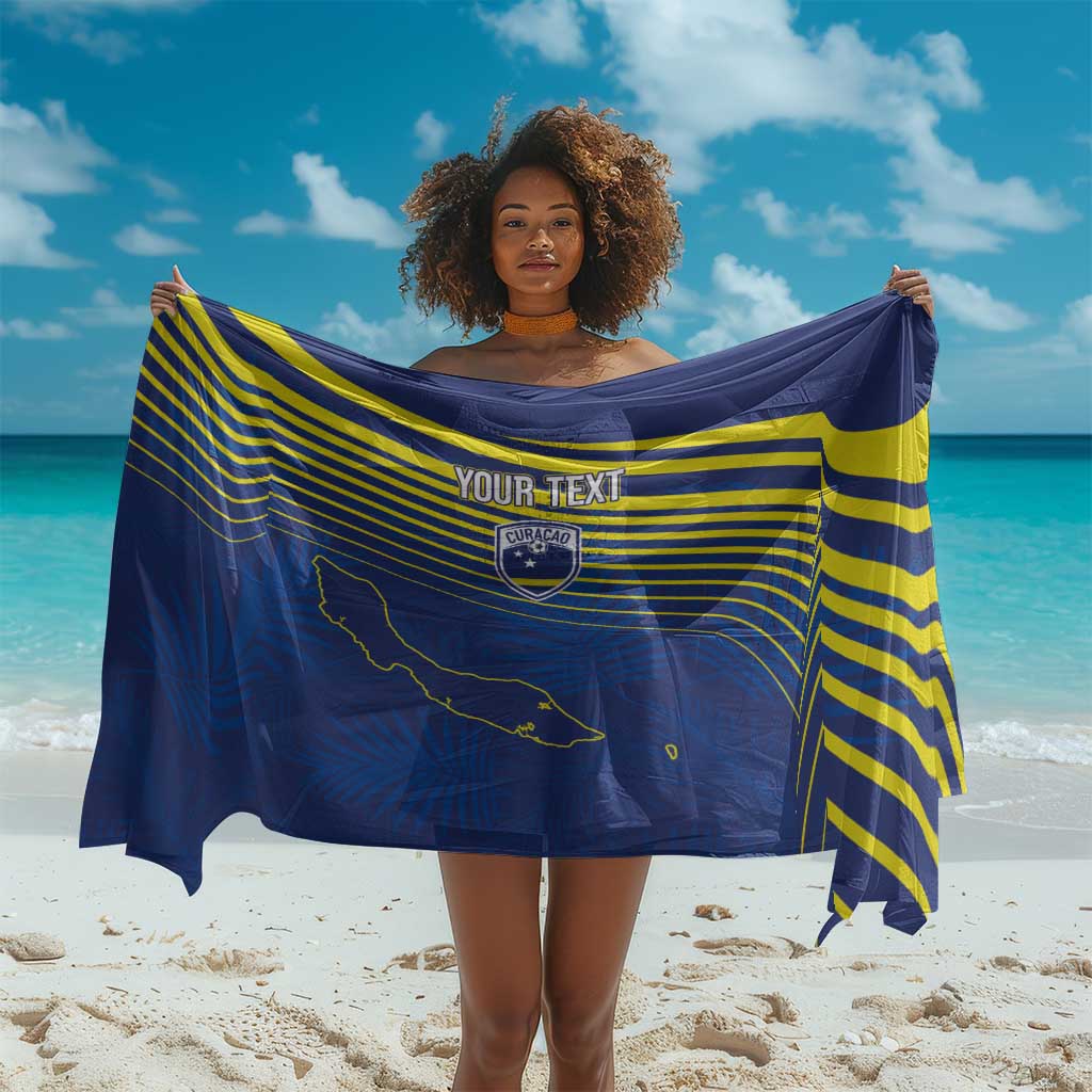 Afro-Curacao Football Custom Sarong Korsou Blue Wave - Making History ...