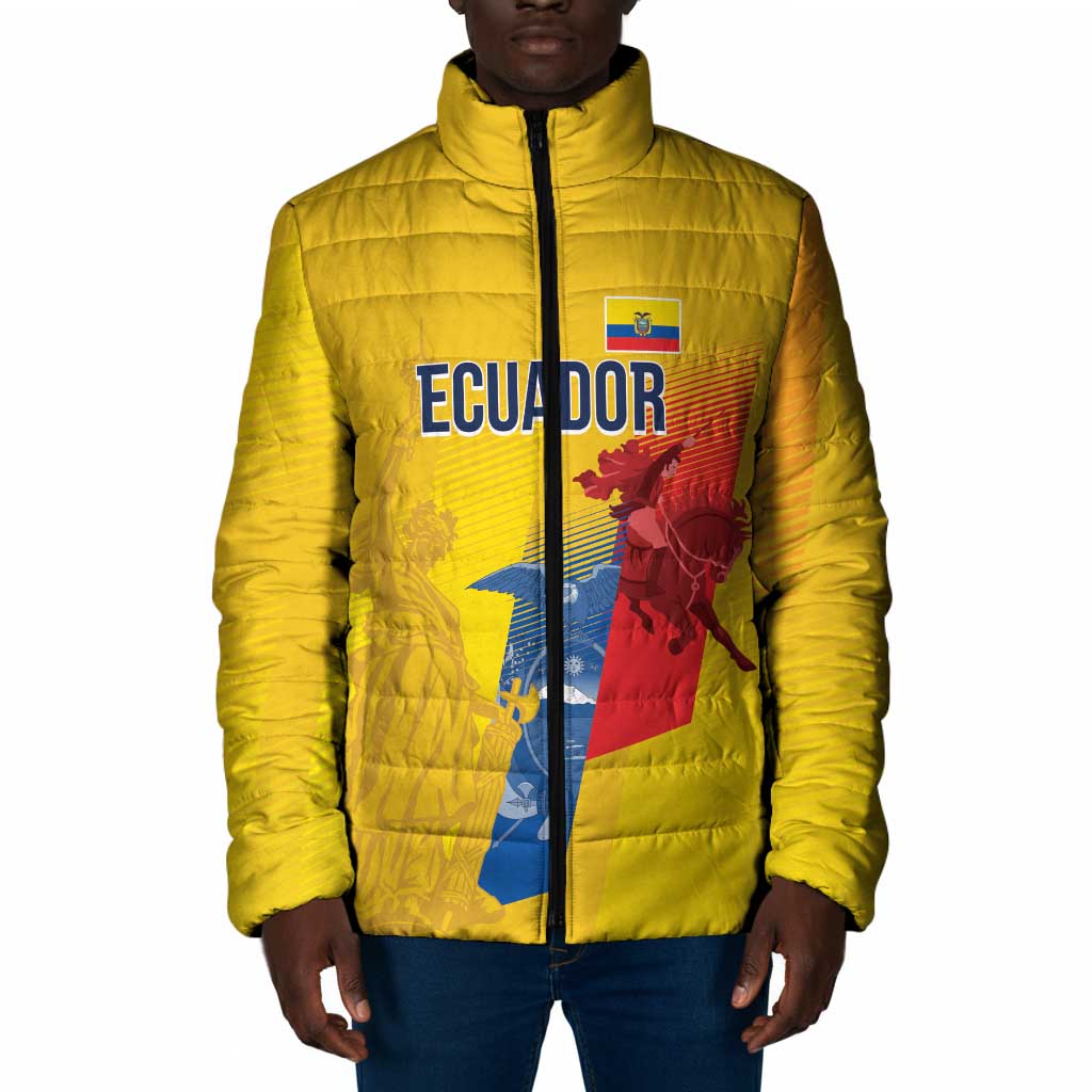 Ecuador Football Custom WC2026 Padded Jacket Historical Symbols by ...