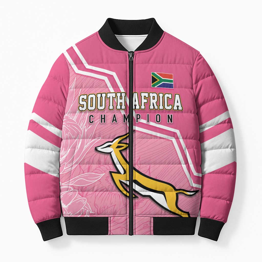 Personalized South Africa WC2026 Bomber Puffer Jacket Springboks ...
