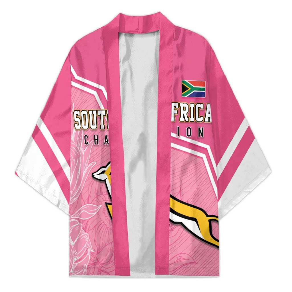 Personalized South Africa WC2026 Kimono Springboks Special Pink by ...