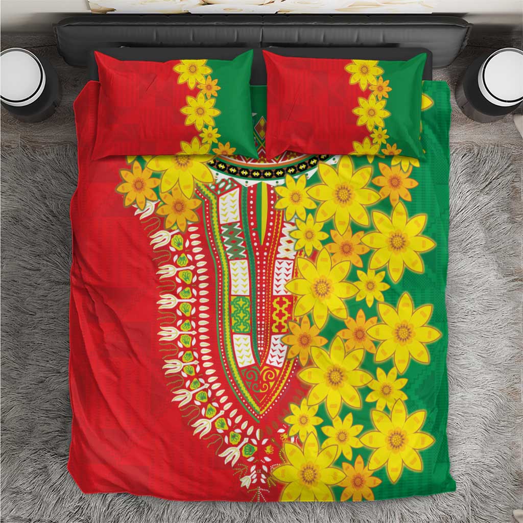 Afro Ethiopian New Year Bedding Set Enkutatash Adey Abeba Flower Art by ...
