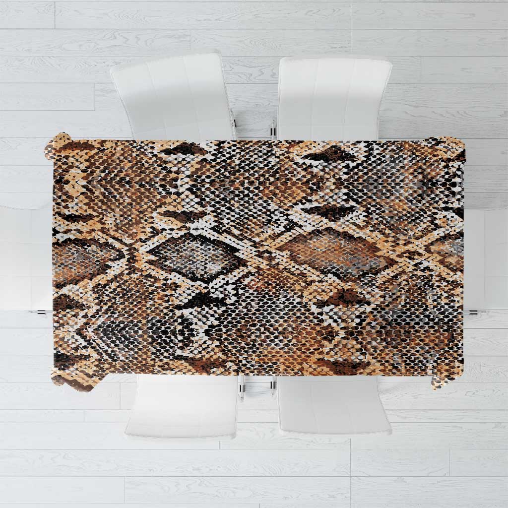 African Wild Animal Skins Tablecloth Vintage Snake Skin Pattern by ...
