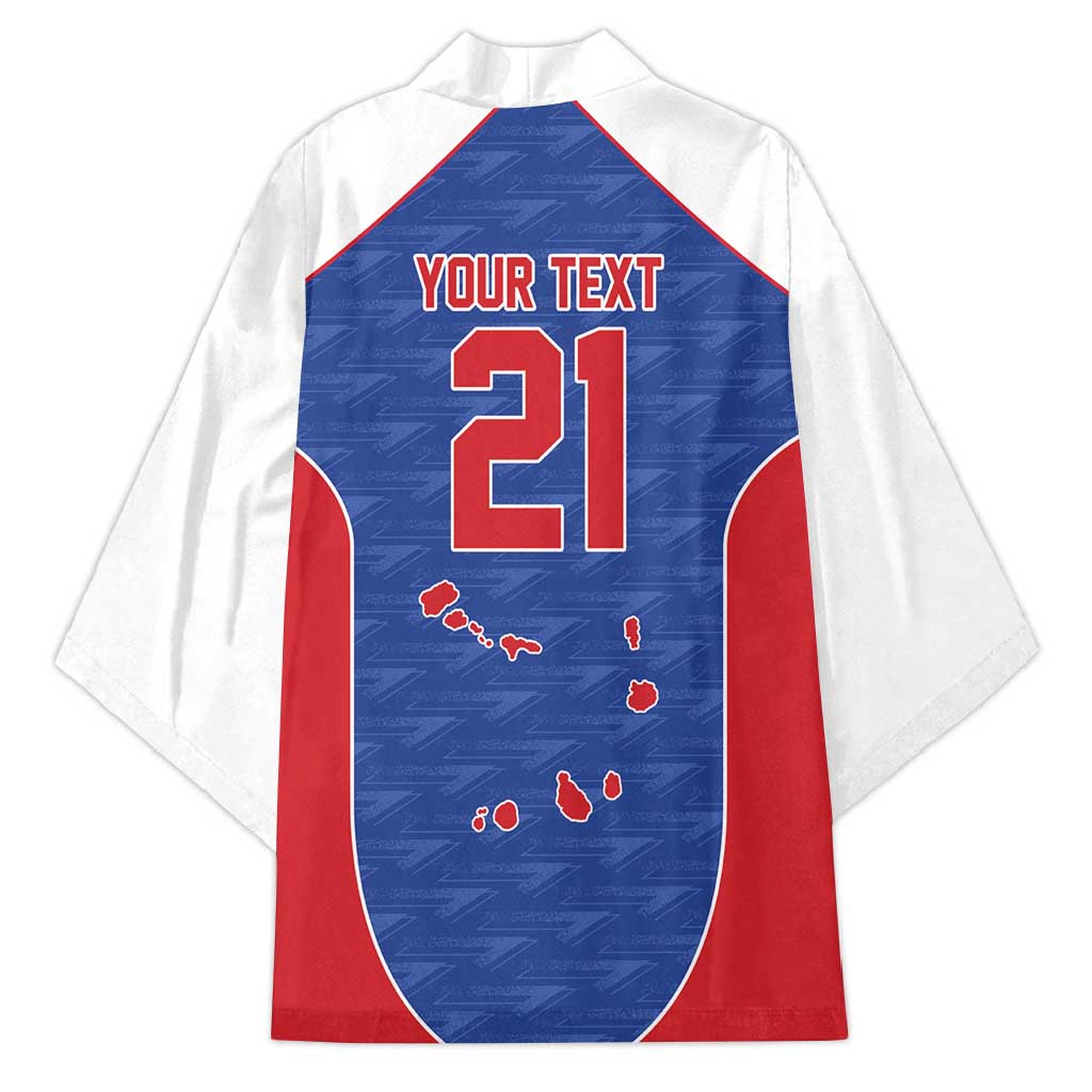 World Football 2026 Cape Verde Custom Kimono Tubaroes Azuis Verde ...