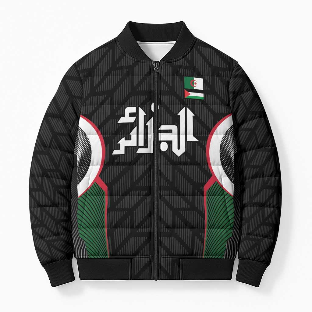 Custom Football Algeria Palestine Bomber Puffer Jacket Special Edition ...
