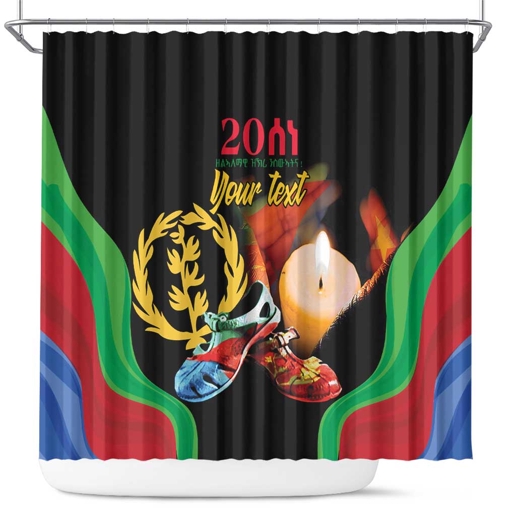 Personalized Afro-Eritrea Maelti Siwuat Shower Curtain Shida Shoes ...