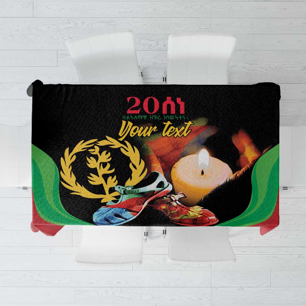 Personalized Afro-Eritrea Maelti Siwuat Tablecloth Shida Shoes Glory To ...