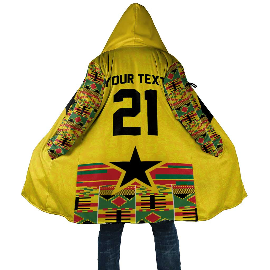 World Football 2026 Ghana Custom Cloak Black Stars African Kente ...