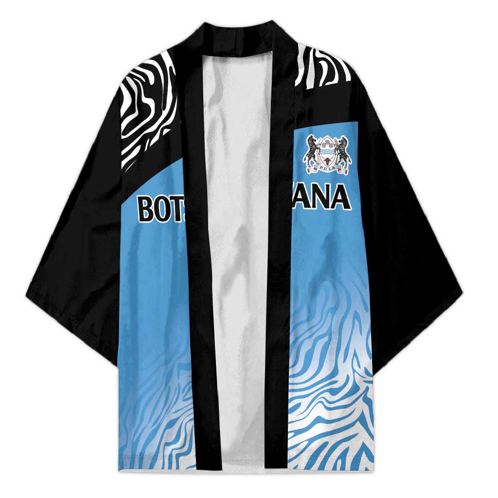 Botswana Cricket Custom Kimono Baggy Blues African Zebra Skins Pattern ...