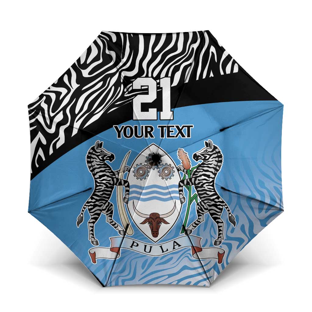 Botswana Cricket Custom Umbrella Baggy Blues African Zebra Skins ...