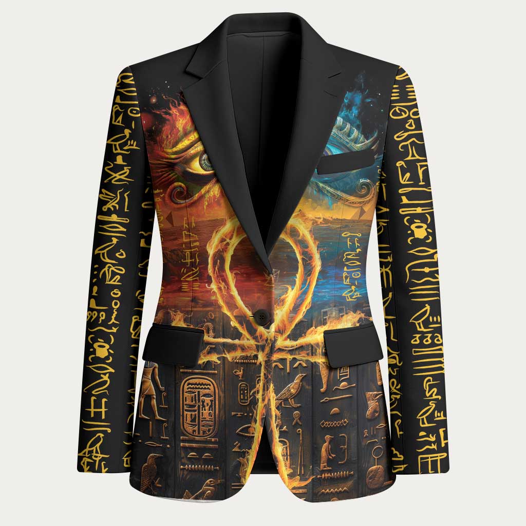 Eye of Ra and Eye of Horus Blazer Power and Magic Ancient Egyptian ...