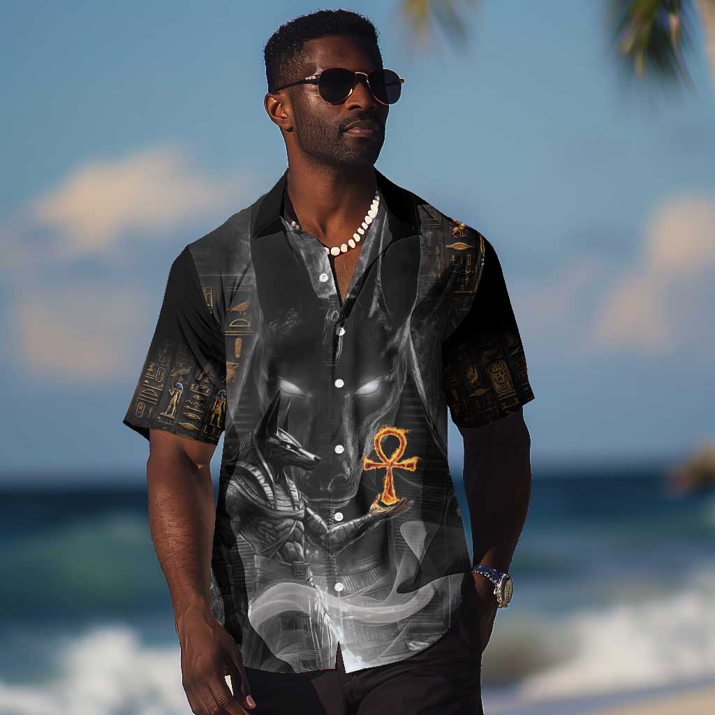 Mythical Anubis Hawaiian Shirt The Egyptian God of Death by AfricanPride