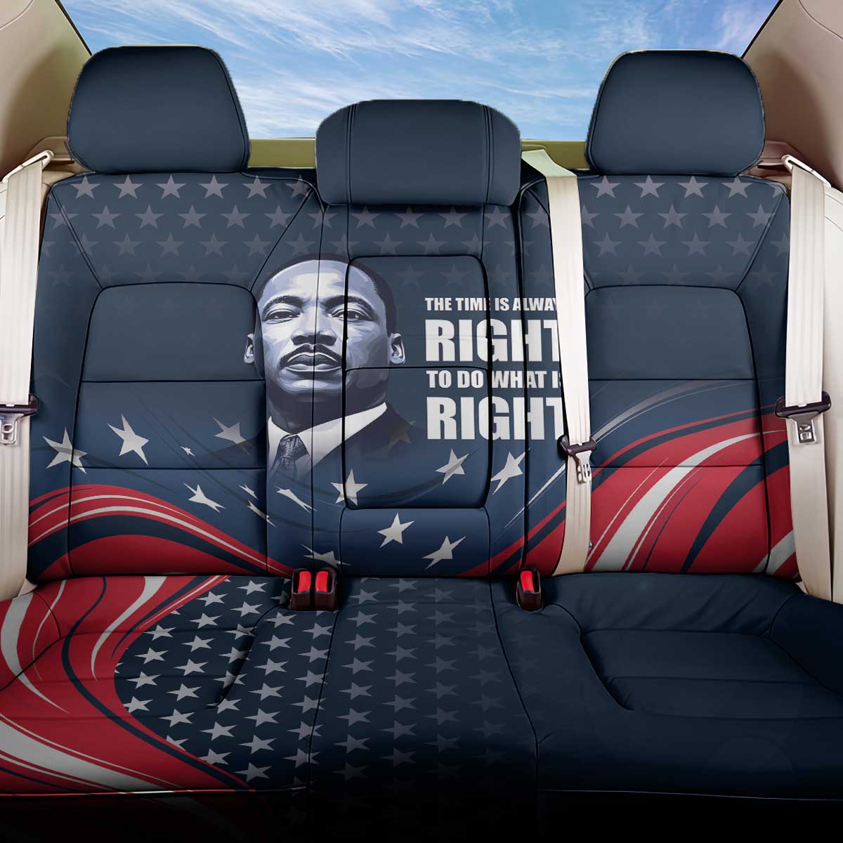 Honor MLK African-American Civil Rights Leaders Back Car Seat Cover The ...