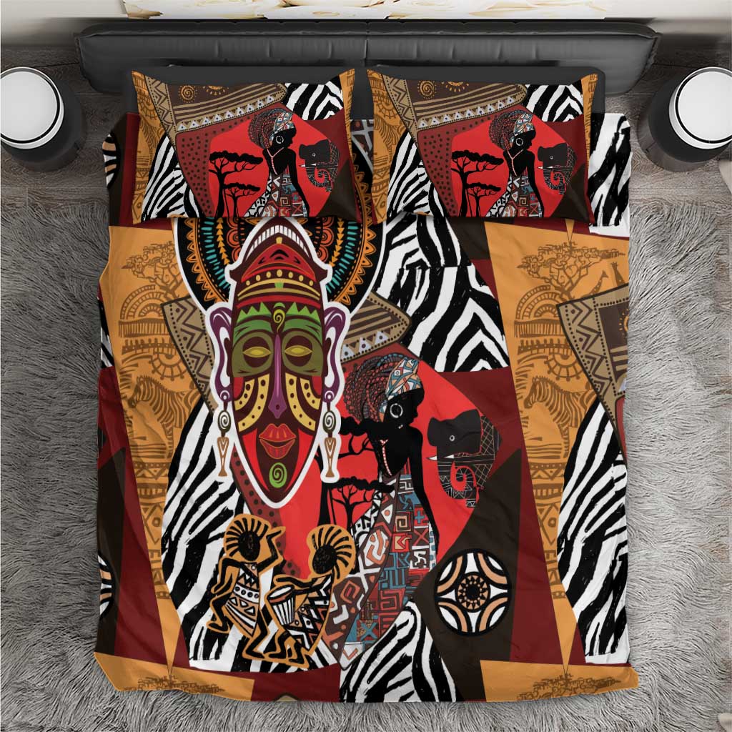 Beautiful African Women Ethnic Motifs Bedding Set by AfricanPride