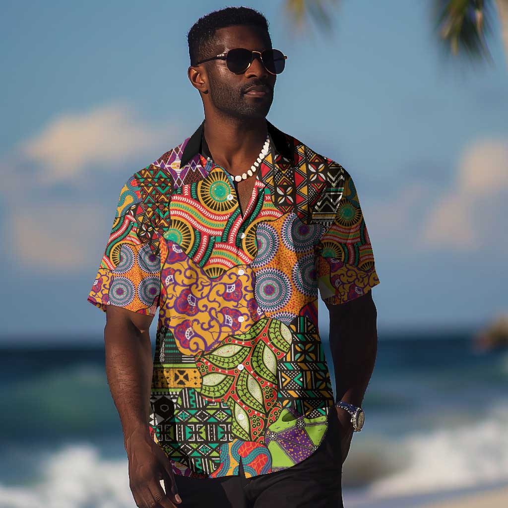 Traditional Ethnic African Vintage Motifs Hawaiian Shirt by AfricanPride
