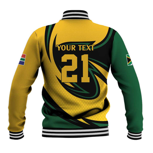 Springbok South Africa Cricket Custom Baseball Jacket Unique Pattern by ...