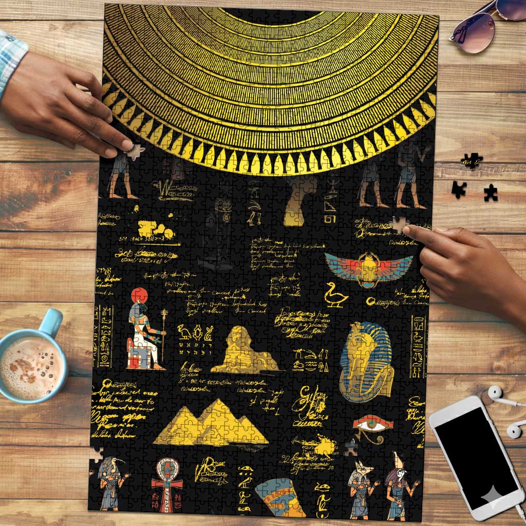 Ancient Egypt and Hieroglyphs Puzzle by African Pride Shop