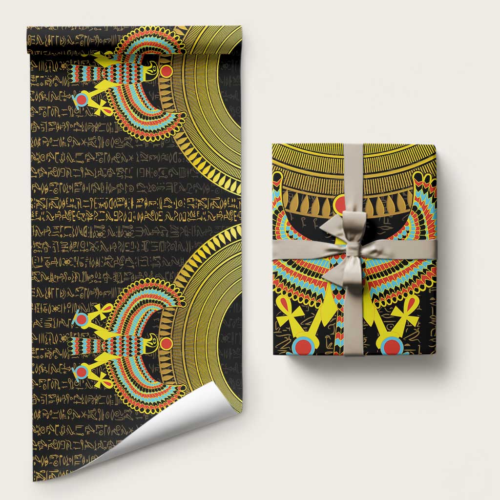 Ancient Egyptian Wrapping Paper Symbol of Horus The Falcon God by ...