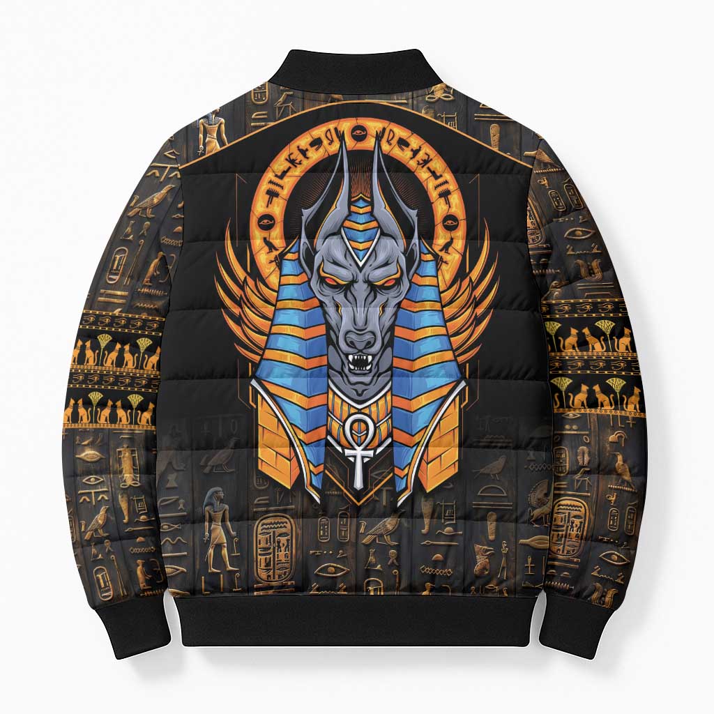 Egyptian Anubis Bomber Puffer Jacket Ancient Egypt Culture by African ...