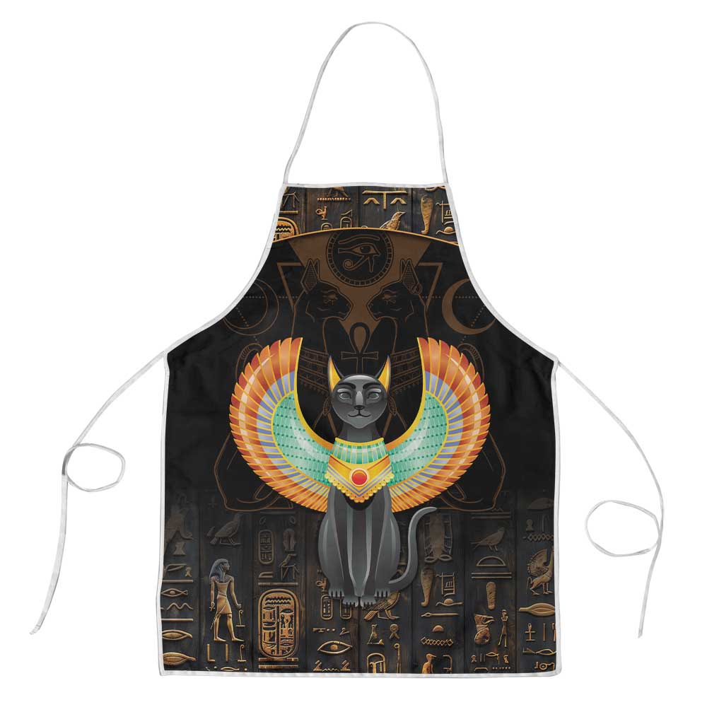 Winged Egypt Cats Apron Ancient Egypt Culture by African Pride Shop