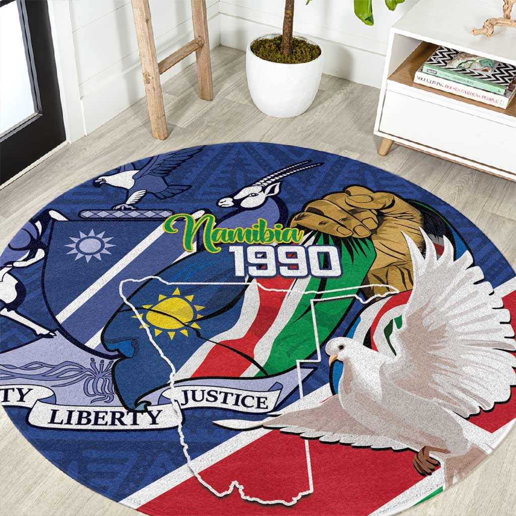 Afro Namibia Independence Day Round Carpet Namibian 1990 African ...
