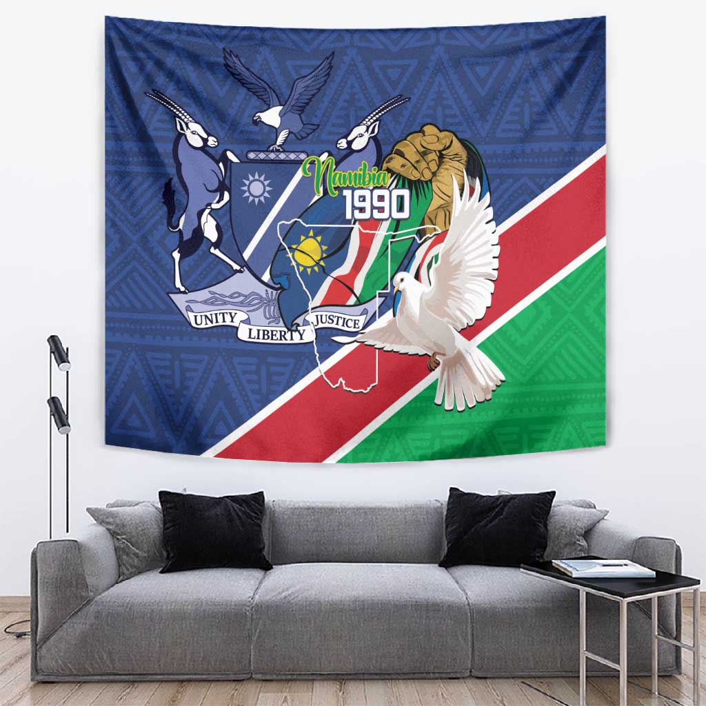 Afro Namibia Independence Day Tapestry Namibian 1990 African Pattern by ...