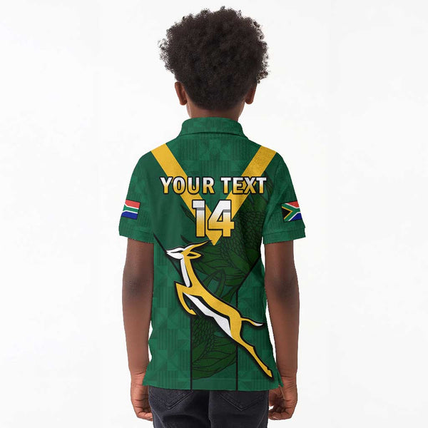Custom South Africa Rugby Go Blitzboks Sevens Kid Polo Shirt by ...