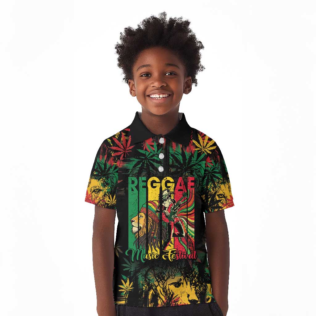 Jamaica Reggae Festival Kid Polo Shirt One Love Rastafari Culture by ...