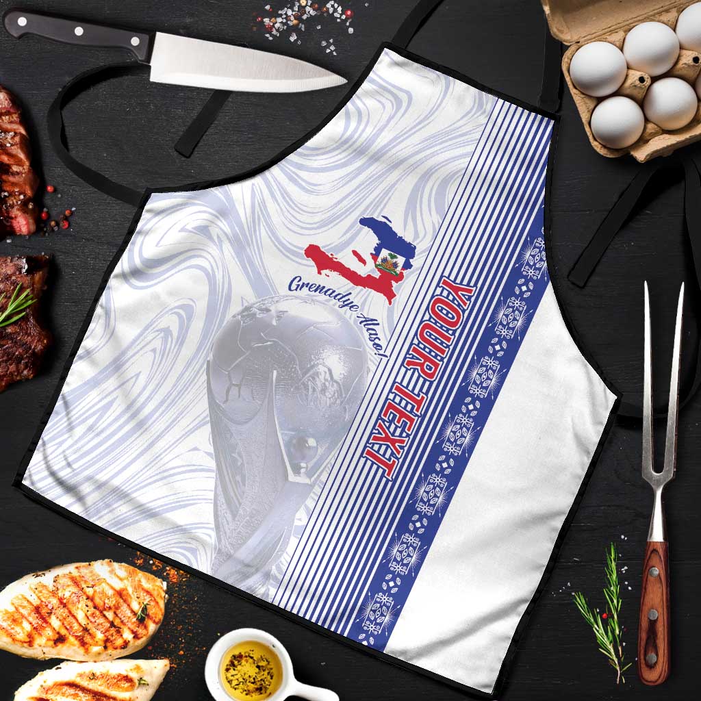Custom Afro-Haiti Football Apron 2026 Grenadye Alaso White Version by ...