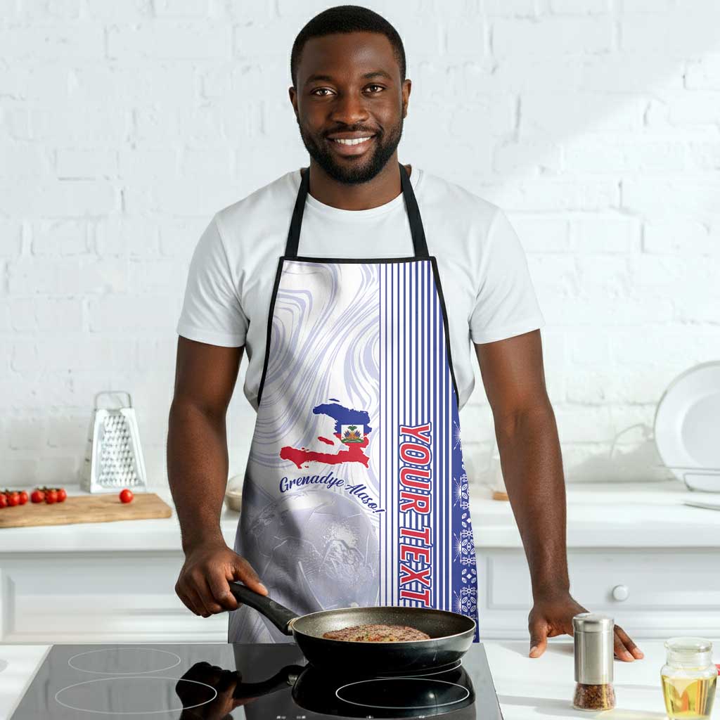 Custom Afro-Haiti Football Apron 2026 Grenadye Alaso White Version by ...