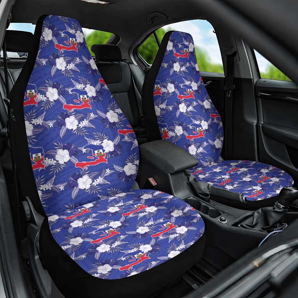Afro-Haitians Car Seat Cover Ayiti Map and Rose Kayenn Tropical Style ...