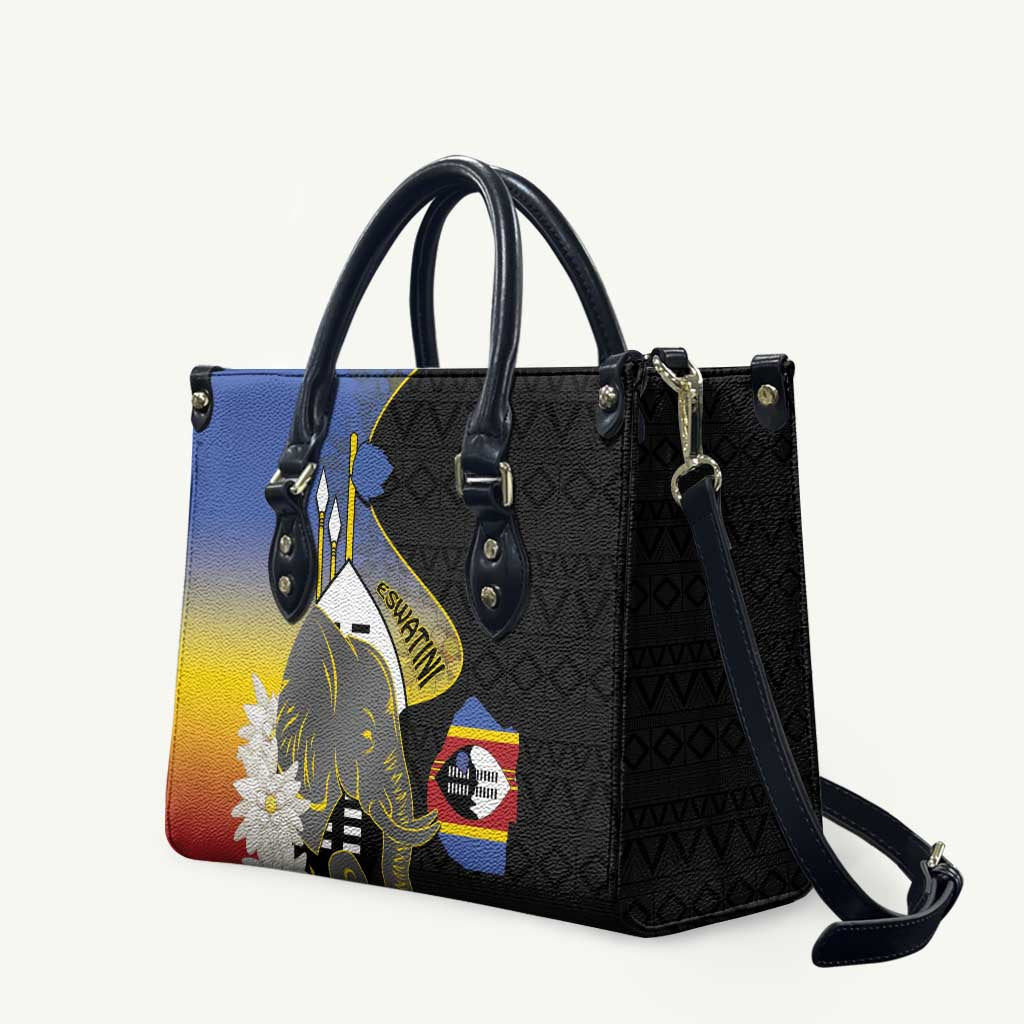 Eswatini Independence Day Leather Bag Swaziland Nguni Shield African ...