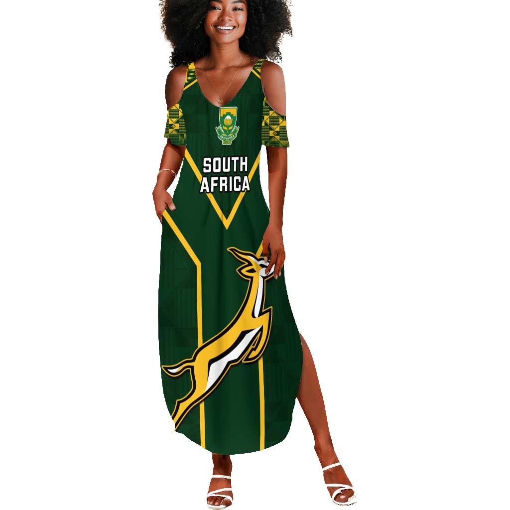 South Africa Rugby Summer Maxi Dress Go Champions Springboks by ...