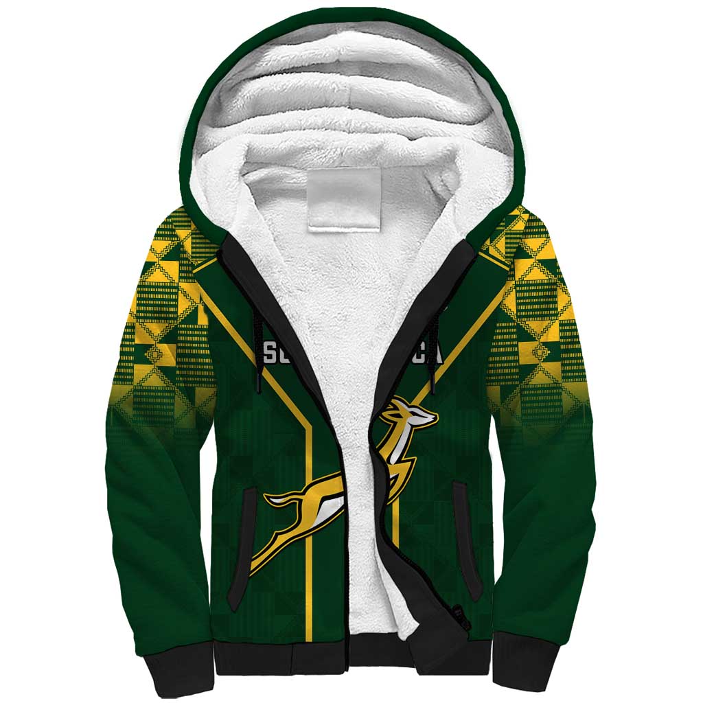 Custom South Africa Rugby Sherpa Hoodie Go Champions Springboks by ...