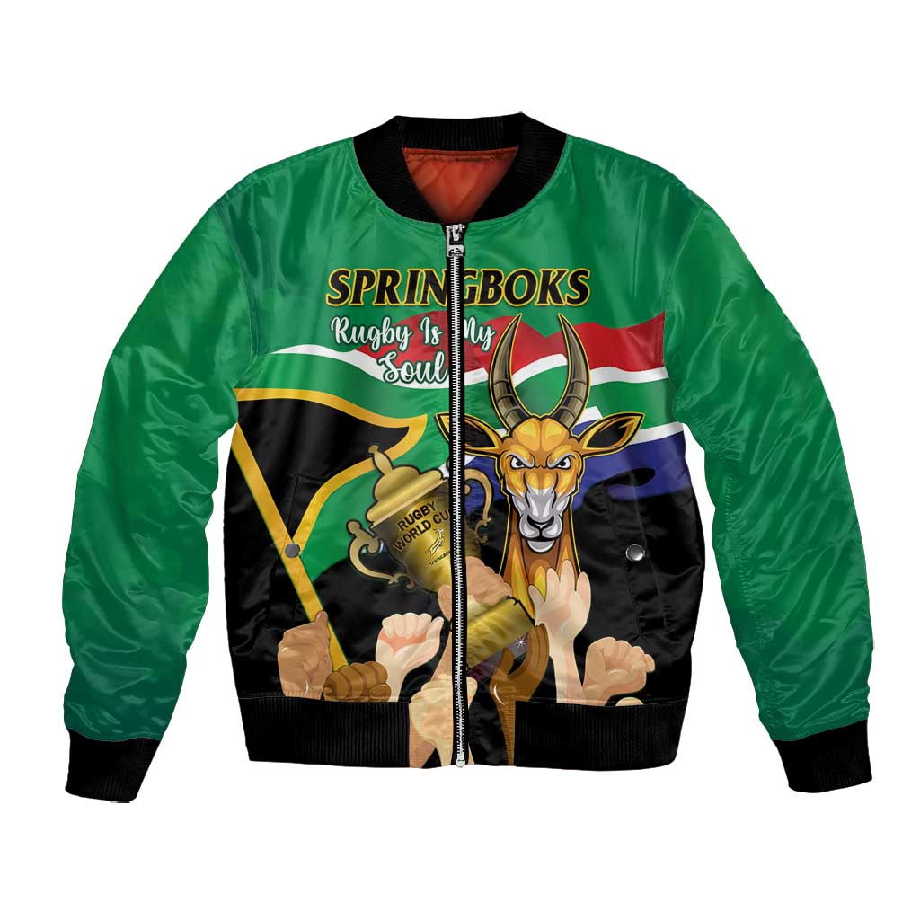 South Africa Special Holiday Bomber Jacket Springboks Champions ...