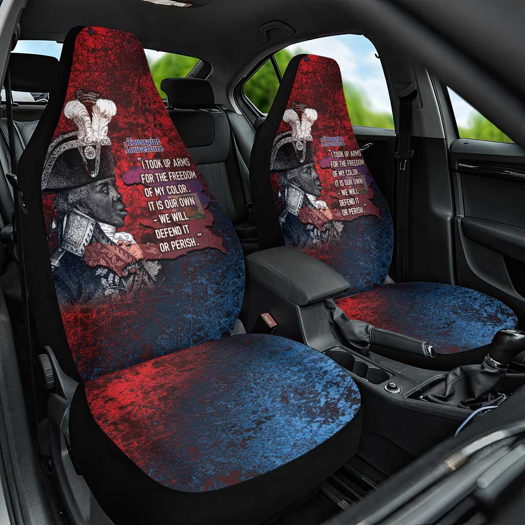 Toussaint Louverture Afro Haiti Car Seat Cover Haitian Father Grunge ...