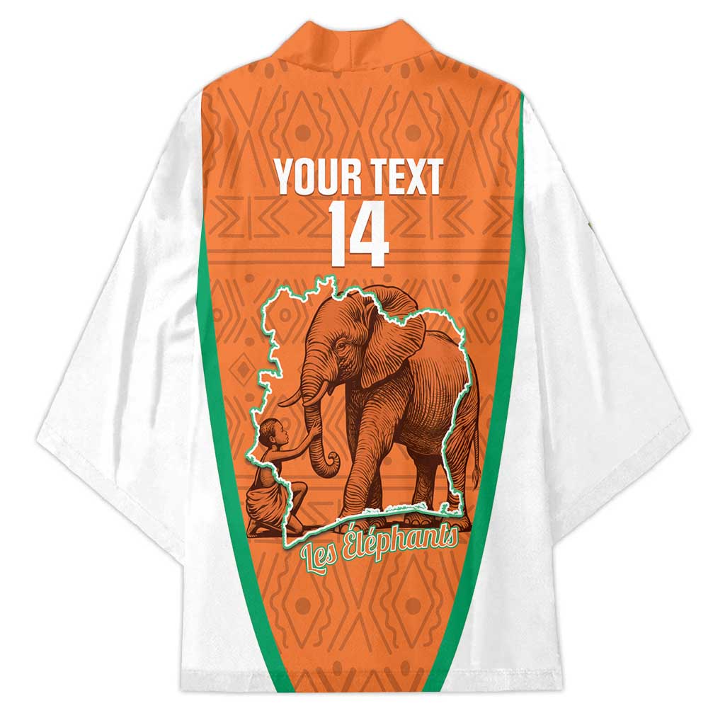 Custom Ivory Coast Football Kimono 2026 Cote d'Ivoire Les Elephants ...