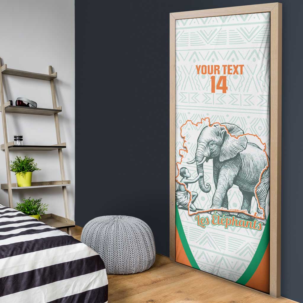 Custom Ivory Coast Football Door Cover 2026 Cote d'Ivoire Les Elephants ...