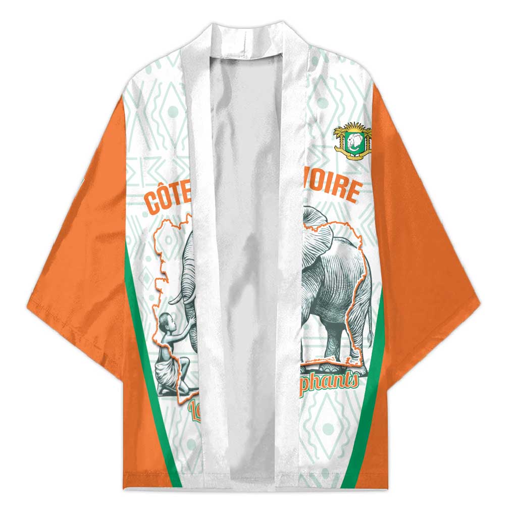 Custom Ivory Coast Football Kimono 2026 Cote d'Ivoire Les Elephants ...