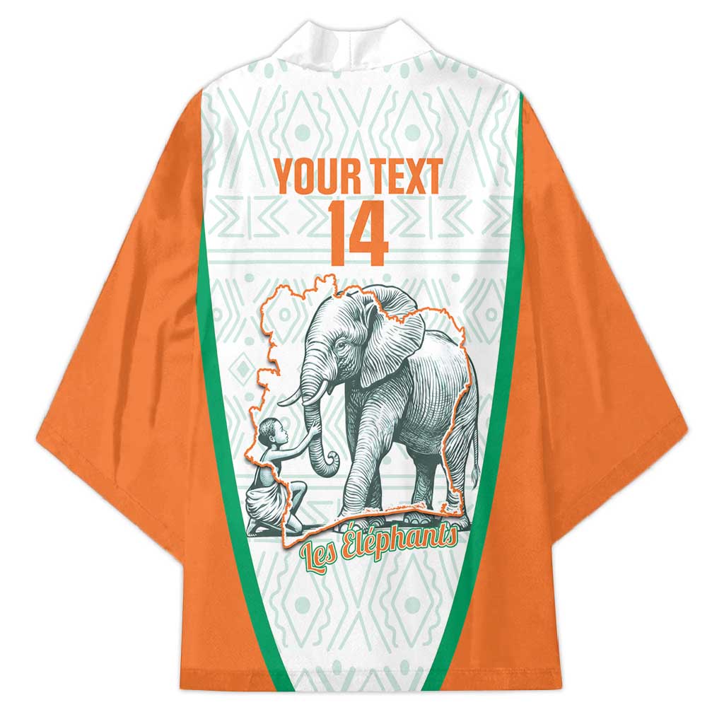 Custom Ivory Coast Football Kimono 2026 Cote d'Ivoire Les Elephants ...