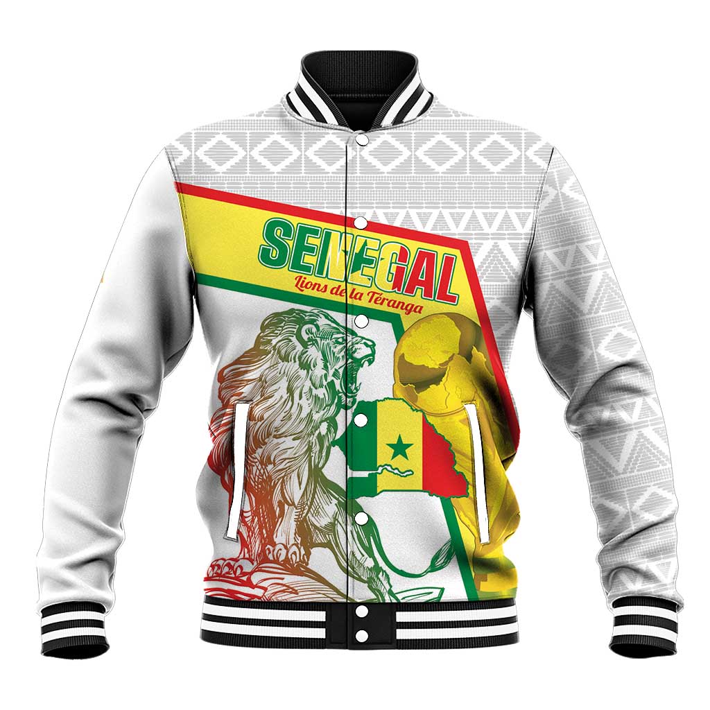 Personalized Senegal Football Baseball Jacket 2026 Come On Lions de la ...