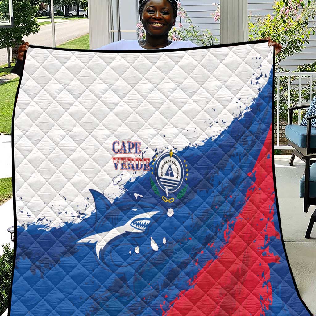 Cape Verde Football Quilt Tubaroes Azuis Glory World Cup by African Pride