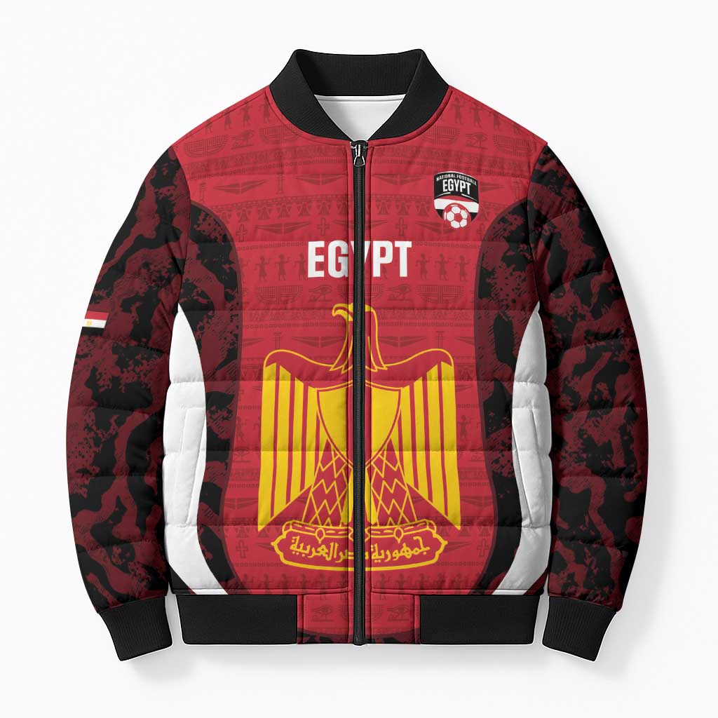 Custom Egypt Football Bomber Puffer Jacket 2026 Go Pharaohs Ancient ...