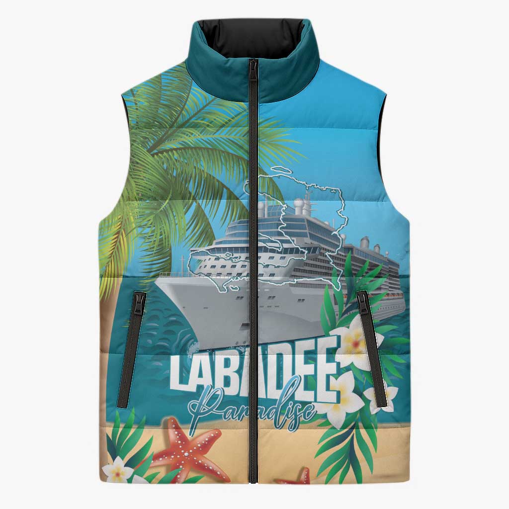 Afro Haiti Labadee Peninsula Sleeveless Puffer Jacket Caribbean Cruise ...