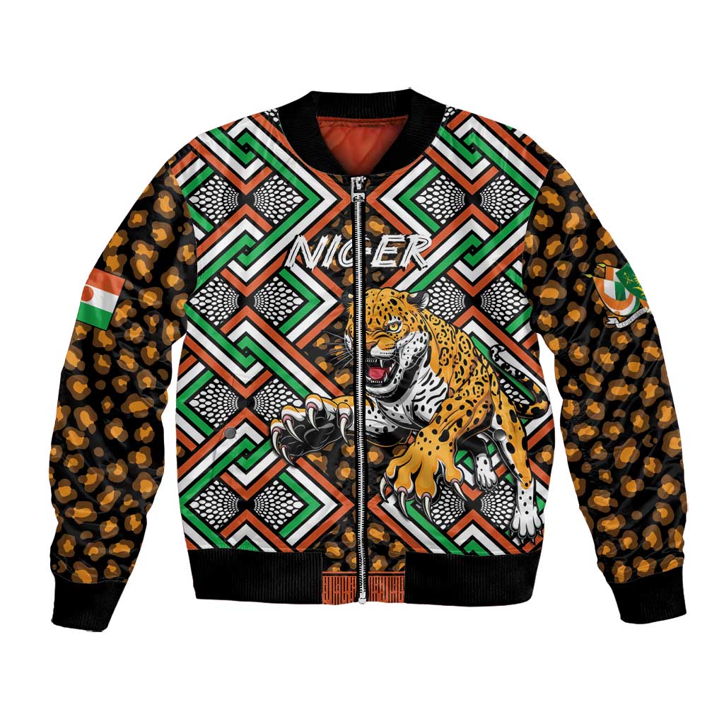 Personalized Afro Niger Bomber Jacket Leopard Ankara African Pattern by ...