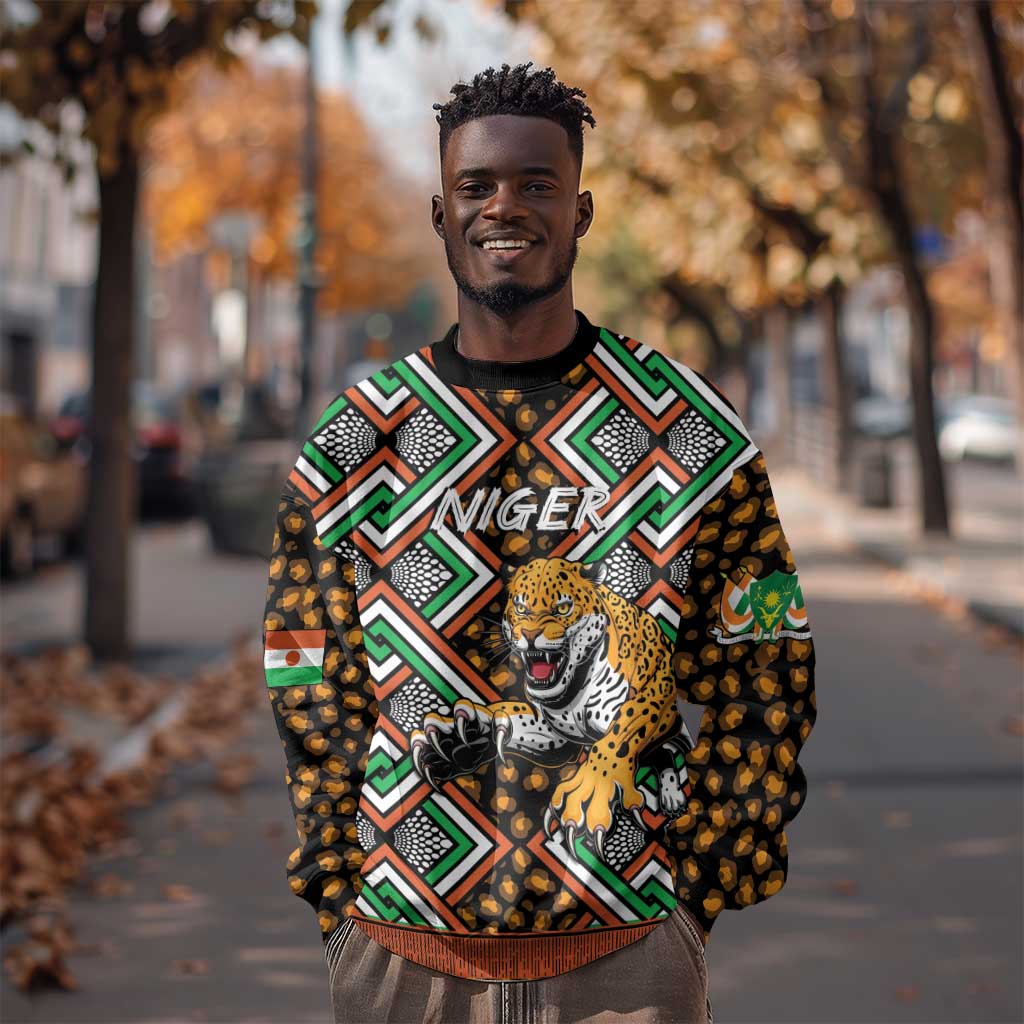 Personalized Afro Niger Sweatshirt Leopard Ankara African Pattern by ...